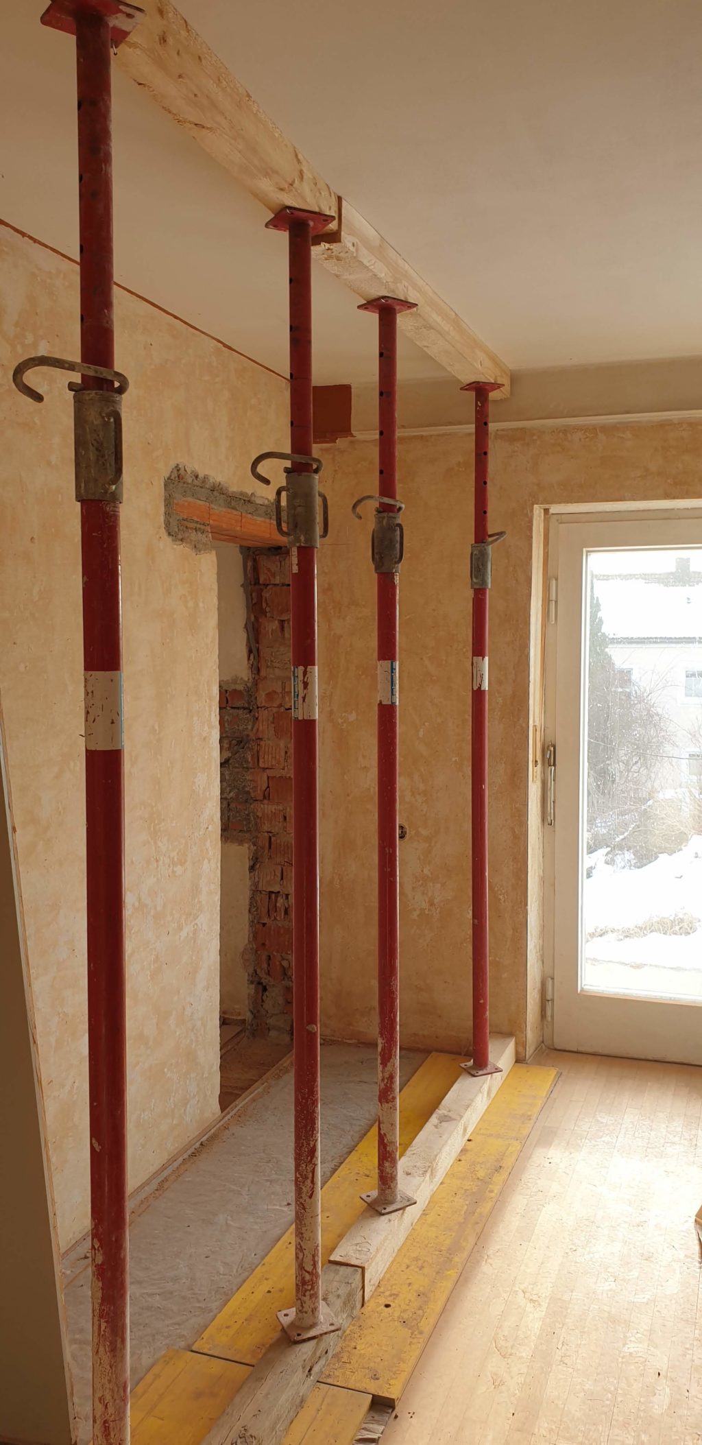 Abfangung tragende Wände – Bartel Bau